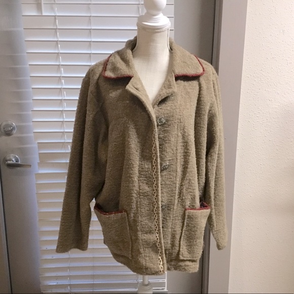 wooly bully | Sweaters | Vintage Woolly Bully Woolacrylic Cardigan ...